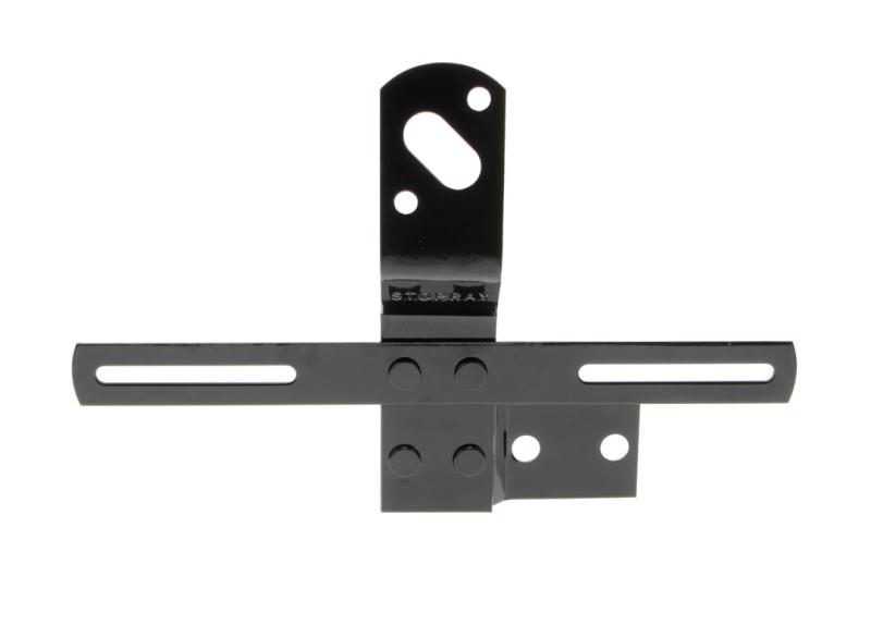 Tail Lamp Bracket - LH - with License Bracket - Black - 47-53 Chevy GMC ...