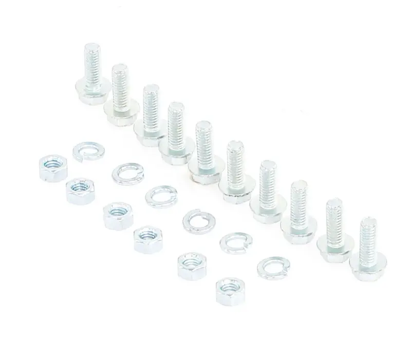 Front Bed Panel Hardware Kit - Zinc - 22 pcs - 54-87 GM Truck