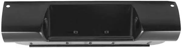 Rear Center Bumper Assembly - w/ Inner Pan & Hinge - 55-58 Chevy GMC ...