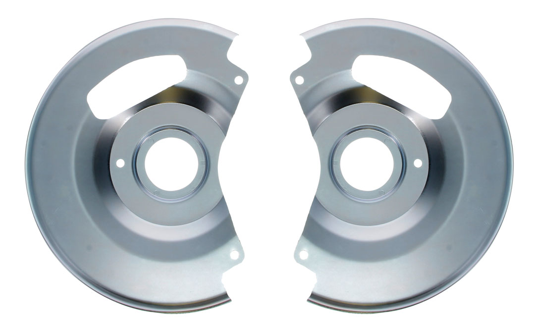 Disc Brake Dust Shields - LH/RH Pair - 71-93 Chevy GMC C10 Truck; 87-91 ...