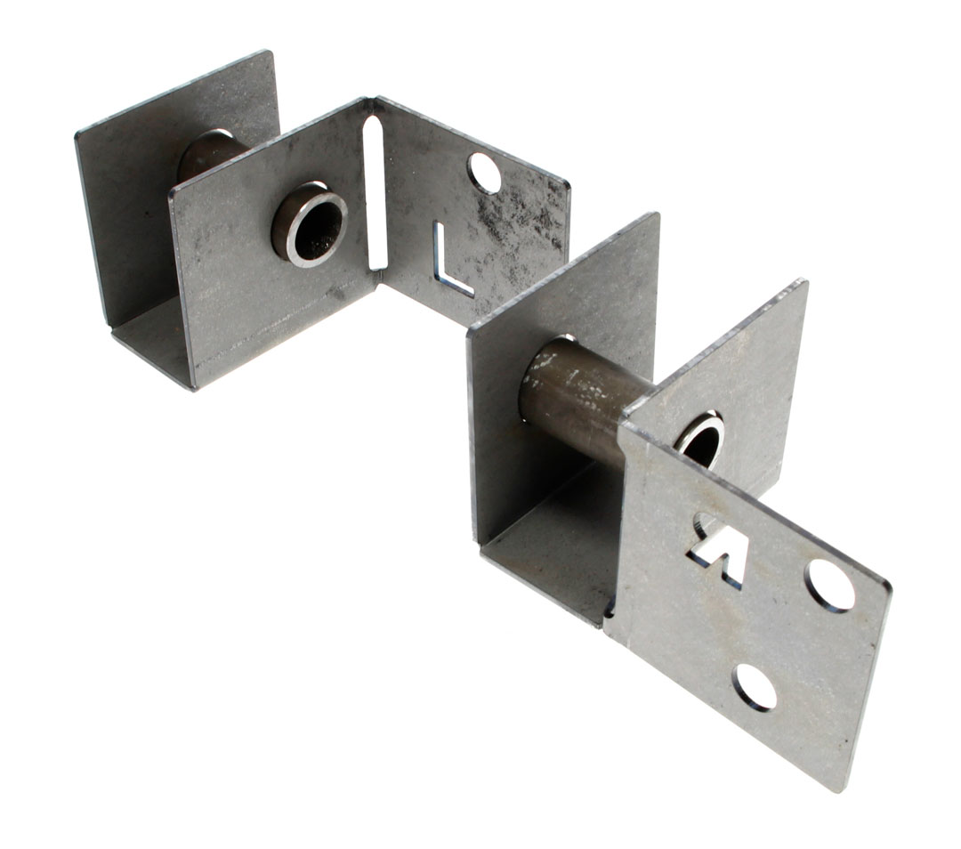 Spring Hanger Relocation Rear Shackle Mounts - LH/RH Pair - 63-75 A-Body