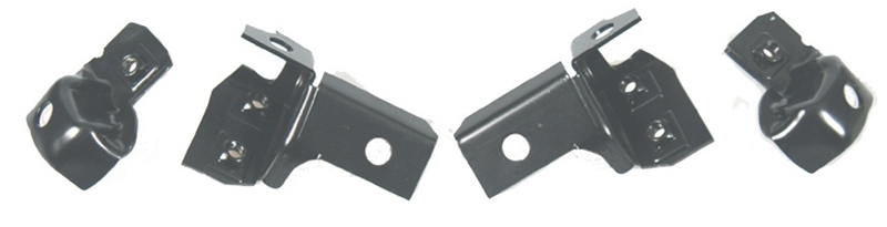 Rear Bumper Brackets - 4 Piece Set without Center Bracket - 69 Camaro