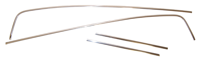 Drip Rail Molding Set - 6pcs - 70-72 Chevelle Skylark Coupe