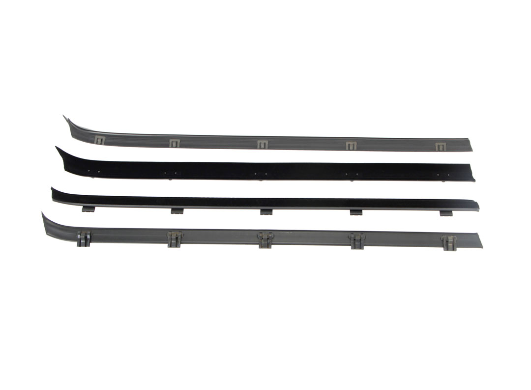 Front Door Beltline Window Felts (4pcs) - 73-76 Chevy GMC C/K Pickup ...