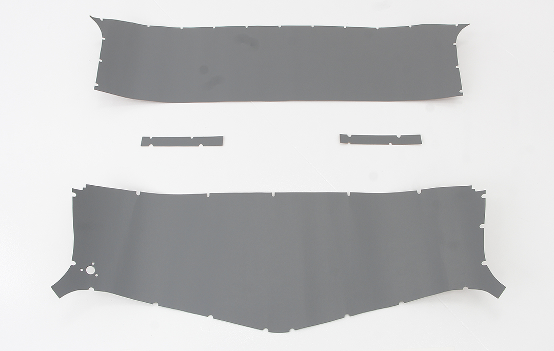 Interior Headliner Kit - Gray - 4pc - 47-49 Chevy GMC Pickup Truck