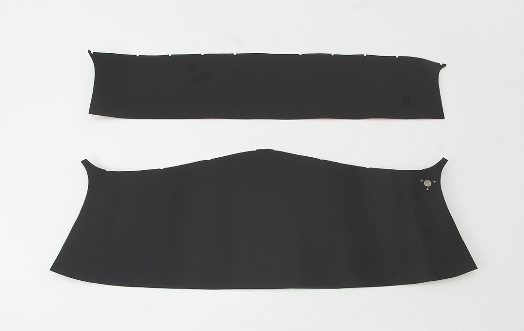 Interior Headliner Kit - Black - 2pc - 50-53 Chevy GMC Pickup Truck
