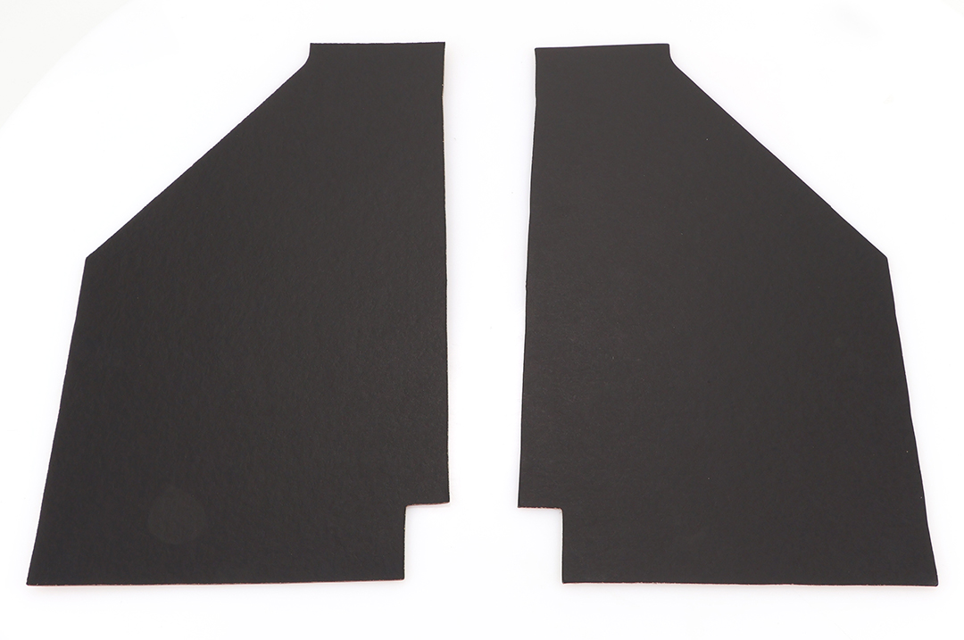 Interior Kick Panels - Black - Pair - 47-55 Chevy GMC Pickup Truck