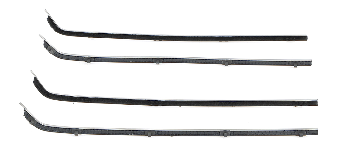 Front Door Beltline Window Felts (4pcs) - 1956 Ford F100 F250