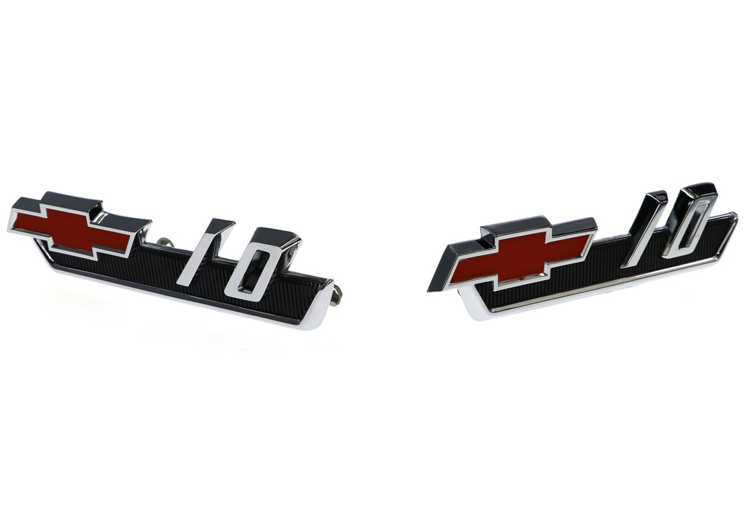 Front Fender Emblems - "10" - Pair - 1962 Chevy C/K Pickup Truck Suburban