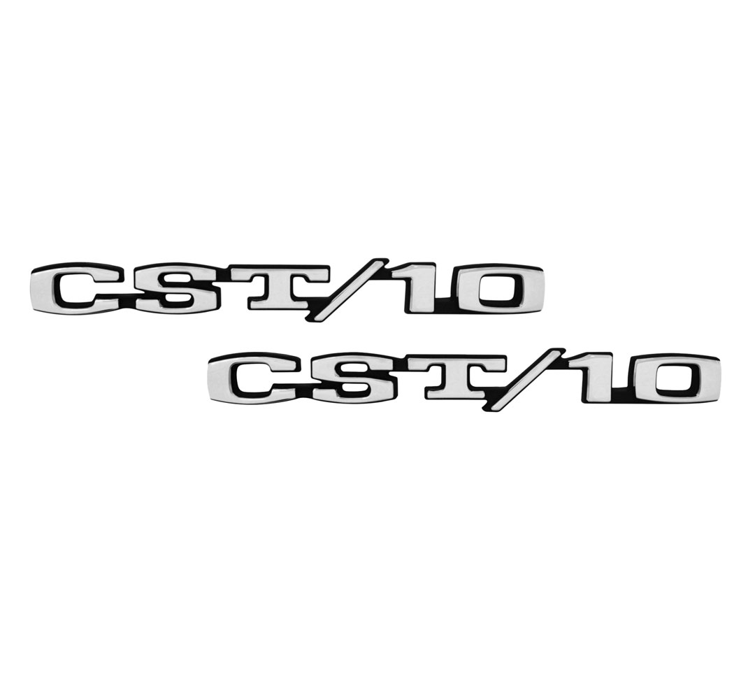 Front Fender Emblems - "CST/10" - Pair - 69-70 Chevy GMC C/K Pickup