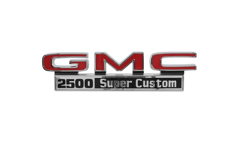 Front Fender Emblems - GMC 2500 Super Custom - Pair - 71-72 GMC CK ...