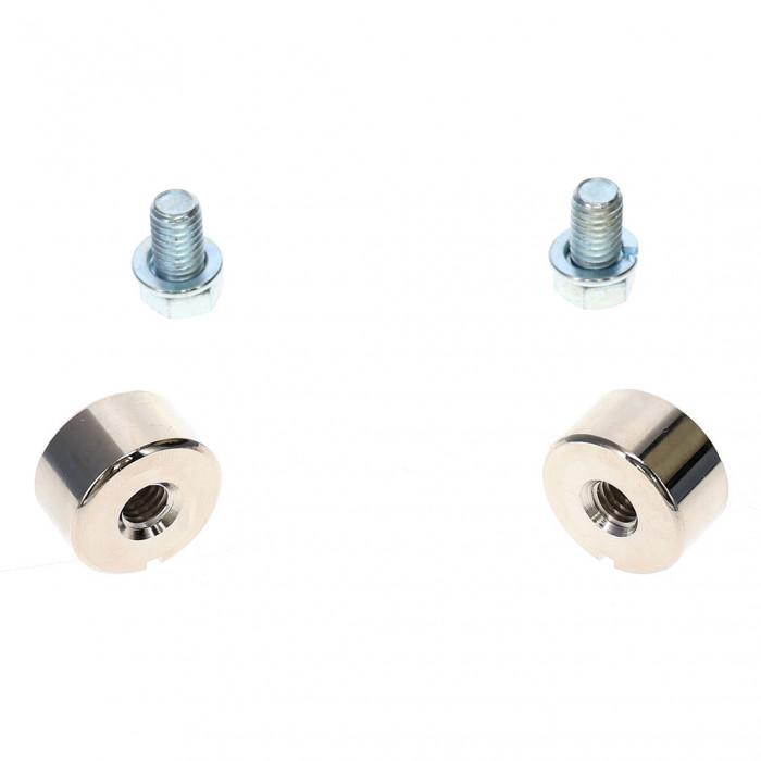 Tailgate Trunnions - Cad Plated with Bolts - Pair - 54-87 Chevy GMC ...