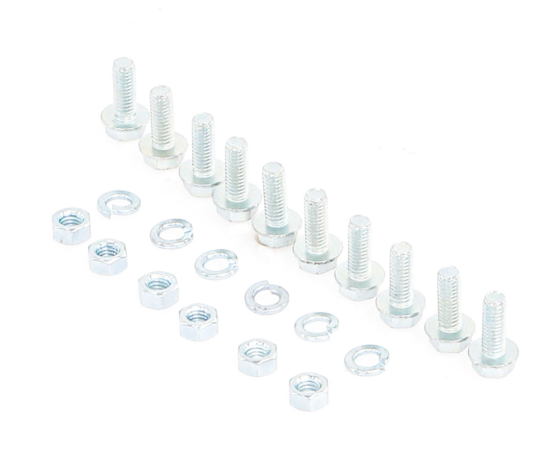 Front Bed Panel Hardware Kit - Zinc - 22 pcs - 54-87 GM Truck