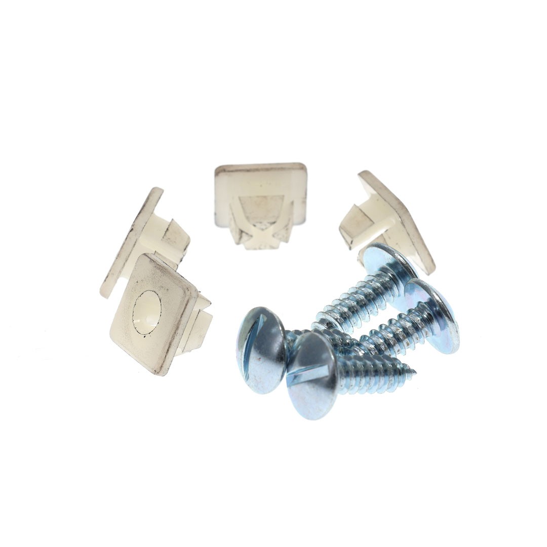 License Plate Hardware Kit - 8 pcs for 1967-1988 GM Cars and Trucks