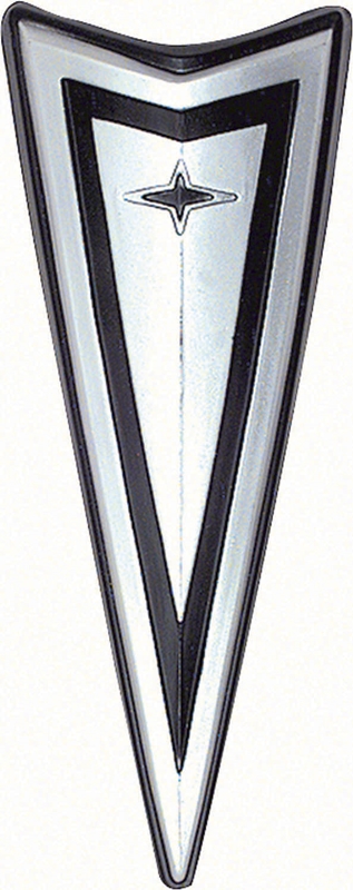 Front Bumper Emblem - Arrowhead Logo - 67-68 Firebird